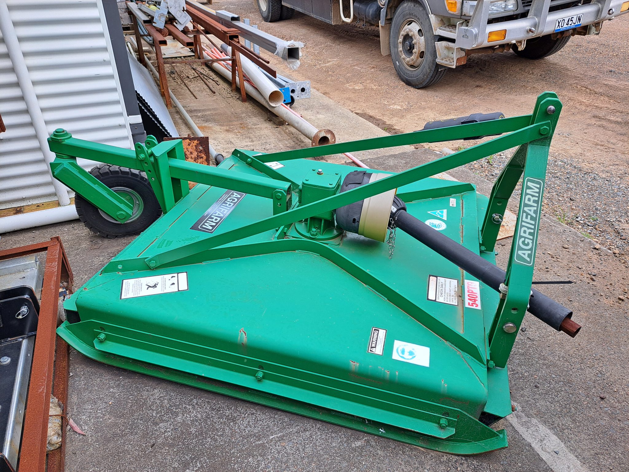 AGRIFARM AHS150 5' PAINTED SLASHER + SINGLE WHEEL (STOCK MODEL ONLY ...